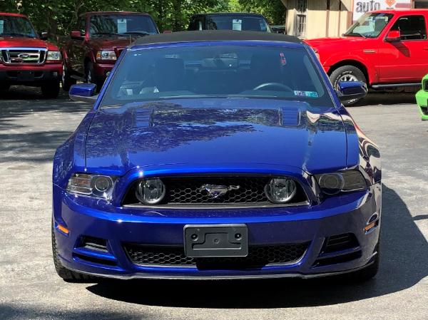 2014 Blue Ford Mustang GT Convertible