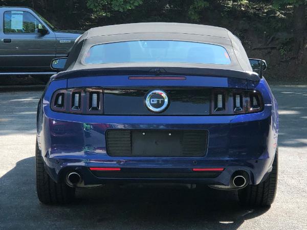 2014 Blue Ford Mustang GT Convertible